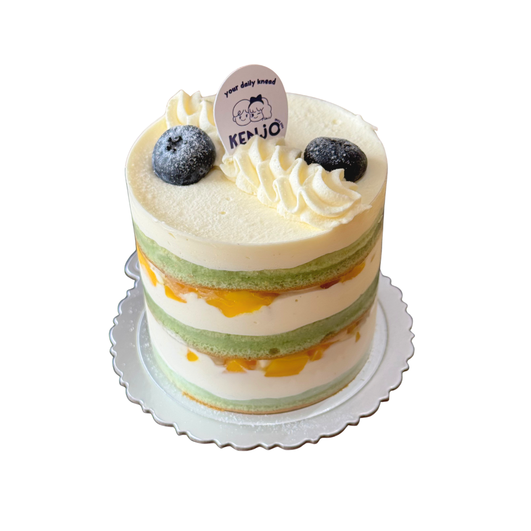 Pandan Mango Mini Cake 3.5" | 班兰芒果迷你蛋糕 3.5寸 – Kenjo Bakery